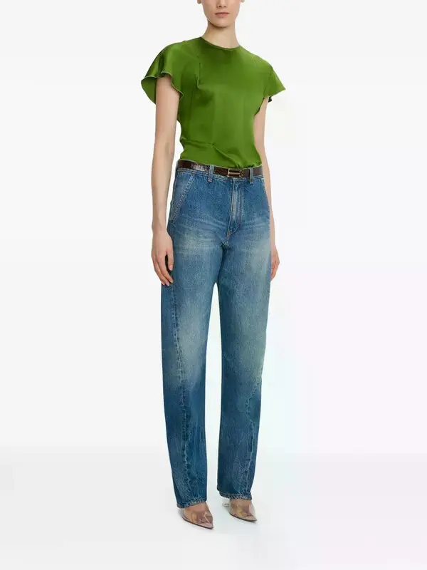 Victoria Beckham Twisted High-rise Jeans