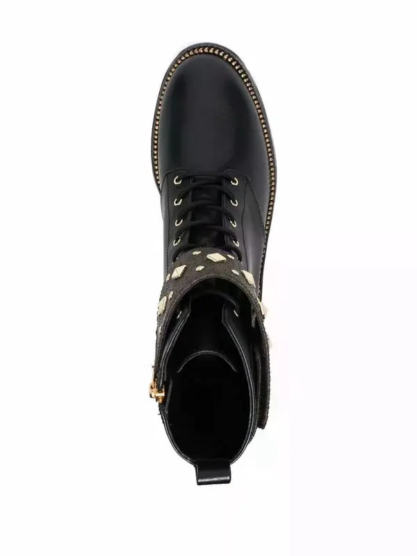 Michael Kors Haskell Studded Leather Boots