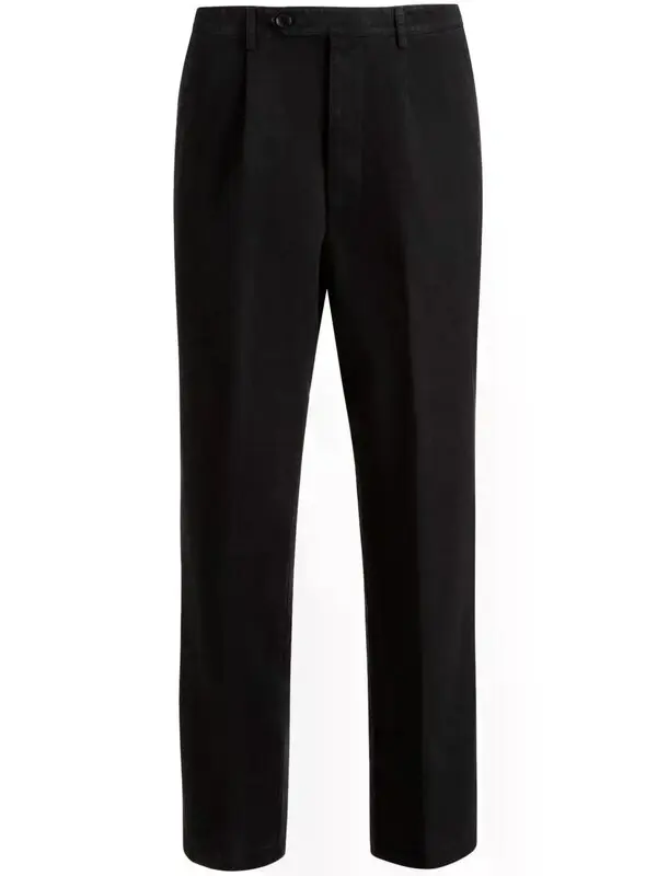 Bally Pleated Cotton Chino Trousers