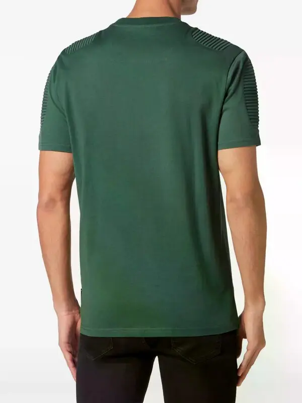 Philipp Plein Logo-appliqué Cotton T-shirt - Green