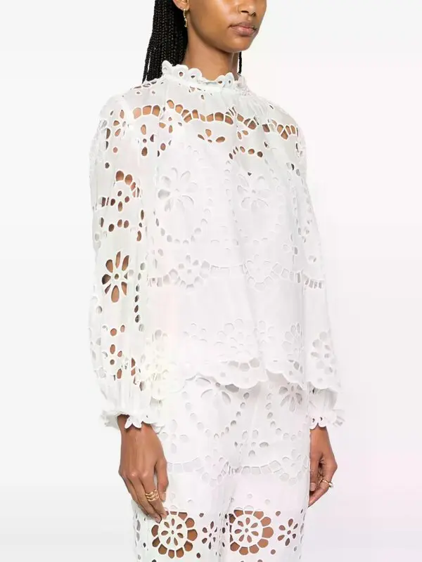 Zimmermann Lexi Broderie-anglaise Blouse
