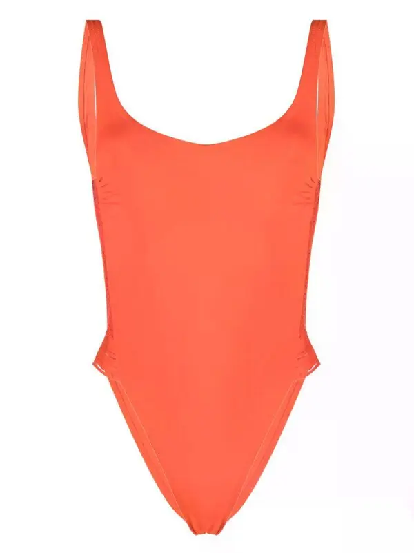 TWINSET Side-straps Detail One-piece - Orange