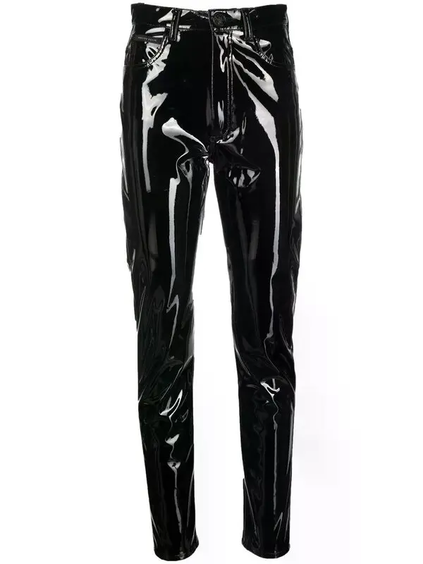 Philipp Plein Super-high Waisted Biker Trousers