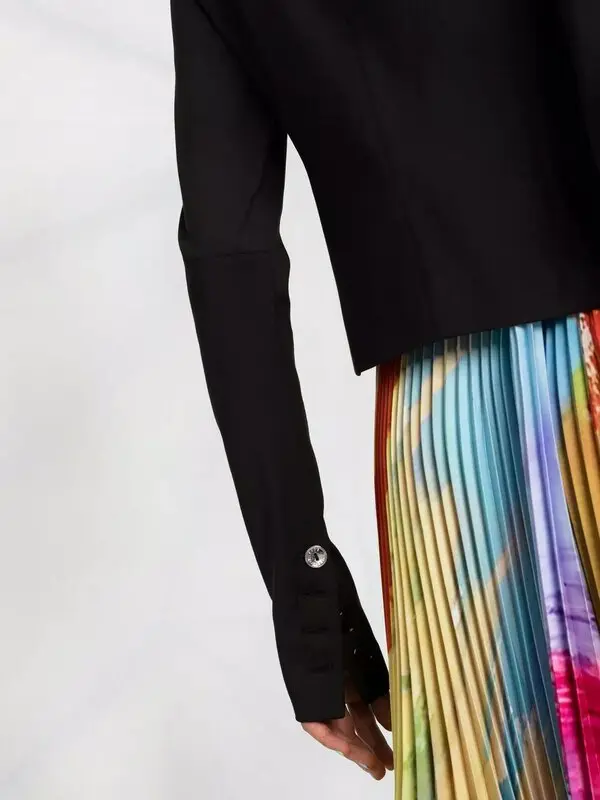 Patrizia Pepe Single-breasted Slit-sleeve Blazer