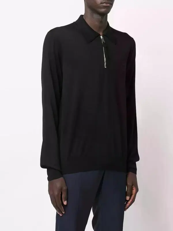 BILLIONAIRE Polo Jumper - Black