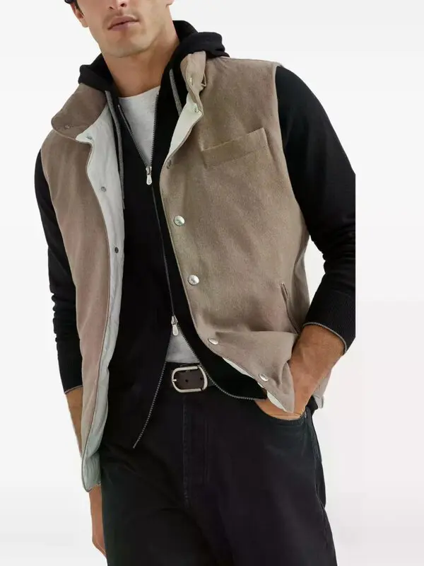 Brunello Cucinelli Zip-front Cashmere Hoodie - Black
