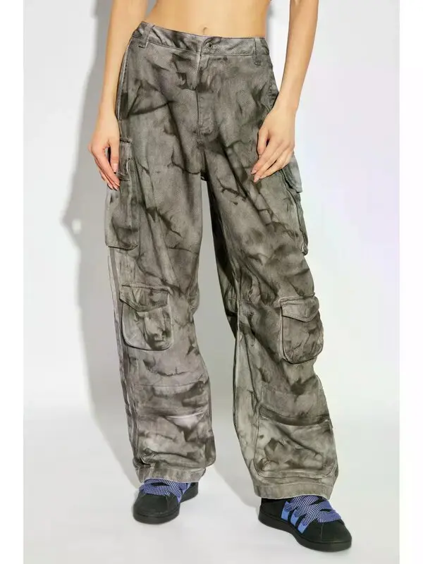 Adidas Camouflage-print Cargo Trousers