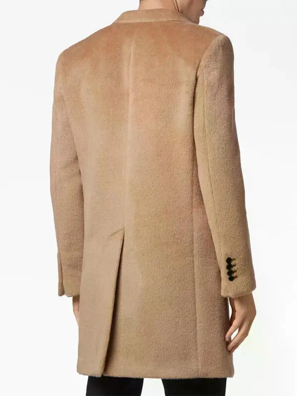 Philipp Plein Single-breasted Wool Coat
