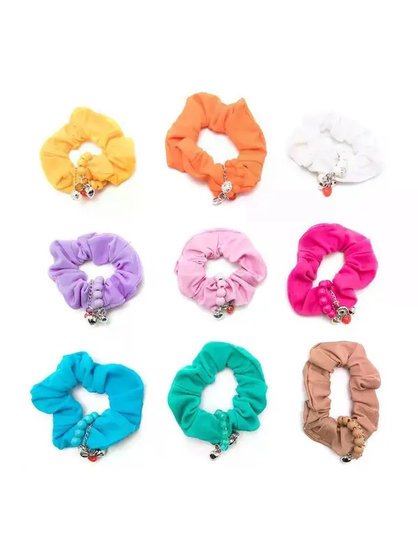 AMIR SLAMA Lucky Charm Hair Scrunchie - Multicolour