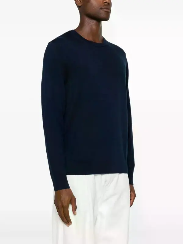 Michael Kors Logo-embroidered Merino Wool Sweater