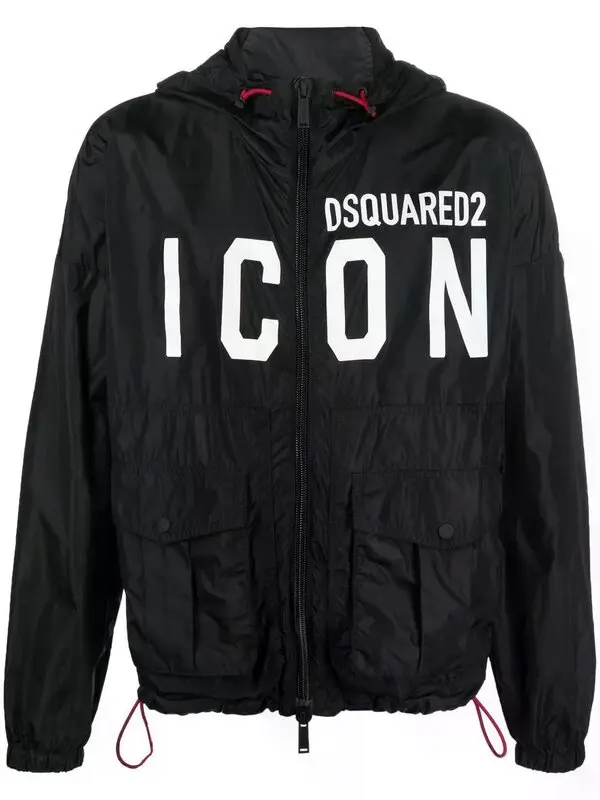 Dsquared2 Icon Color-block Logo-print Jacket