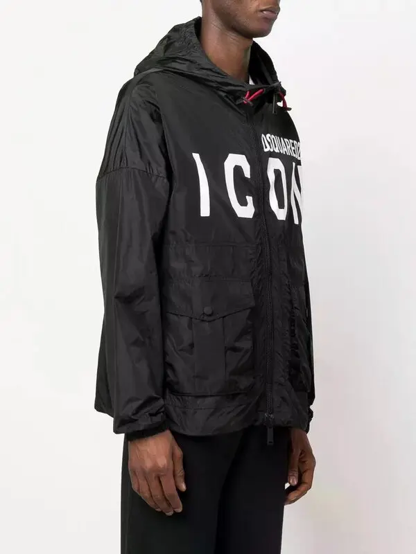 Dsquared2 Icon Color-block Logo-print Jacket