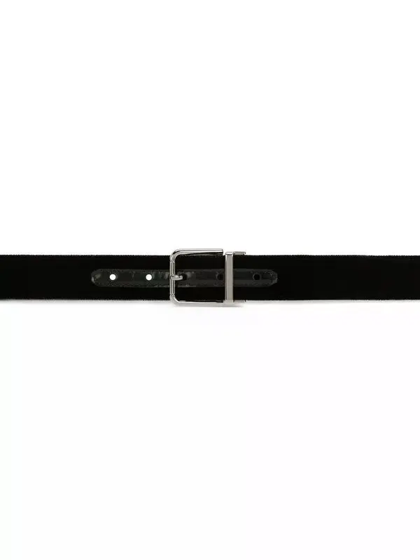 Dolce & Gabbana Buckled Velvet Belt