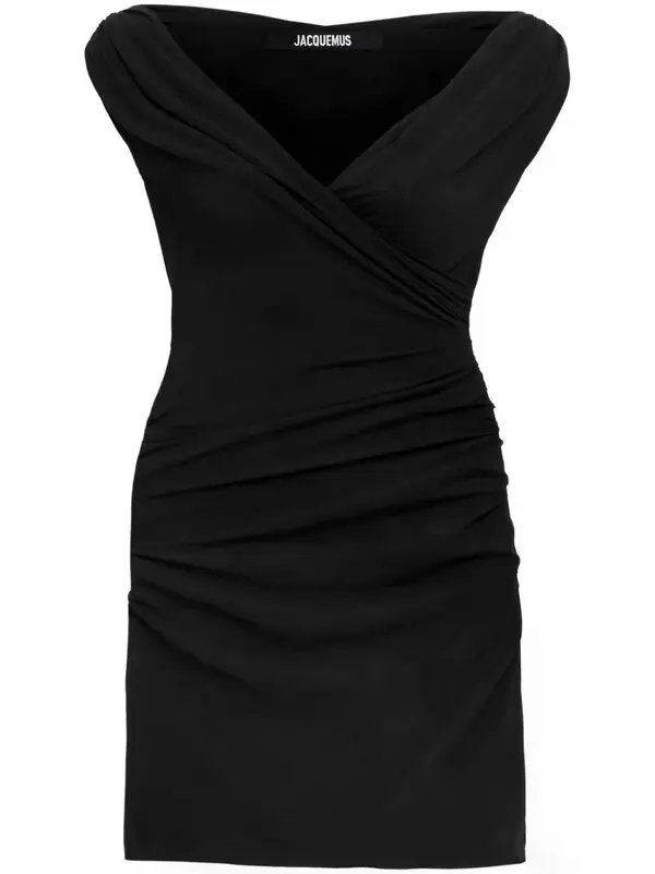 Jacquemus The Rita Mini Dress - Black