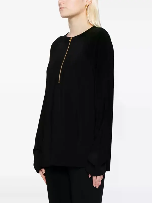 Stella McCartney Iconic Half-zip Jumper - Black