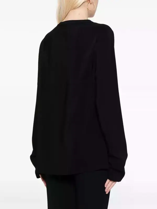 Stella McCartney Iconic Half-zip Jumper - Black