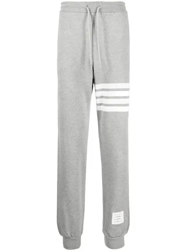 Thom Browne 4-bar Stripe Track Pants - Grey