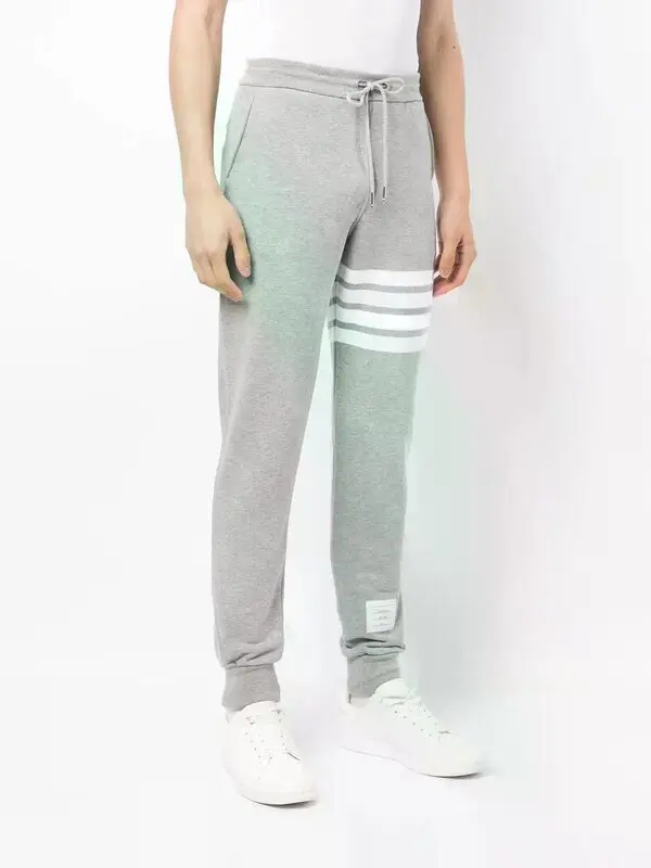 Thom Browne 4-bar Stripe Track Pants - Grey