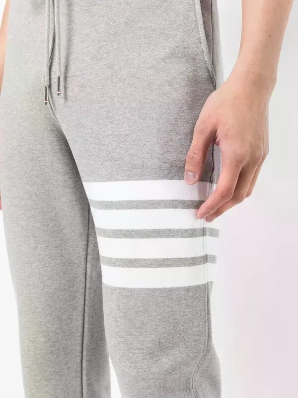 Thom Browne 4-bar Stripe Track Pants - Grey