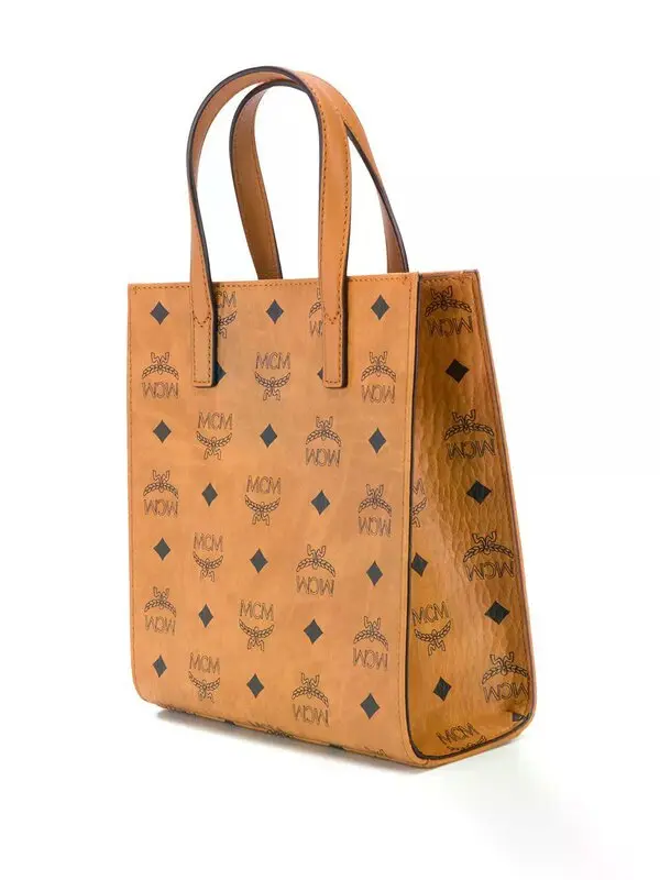 Mcm Monogram Print Tote