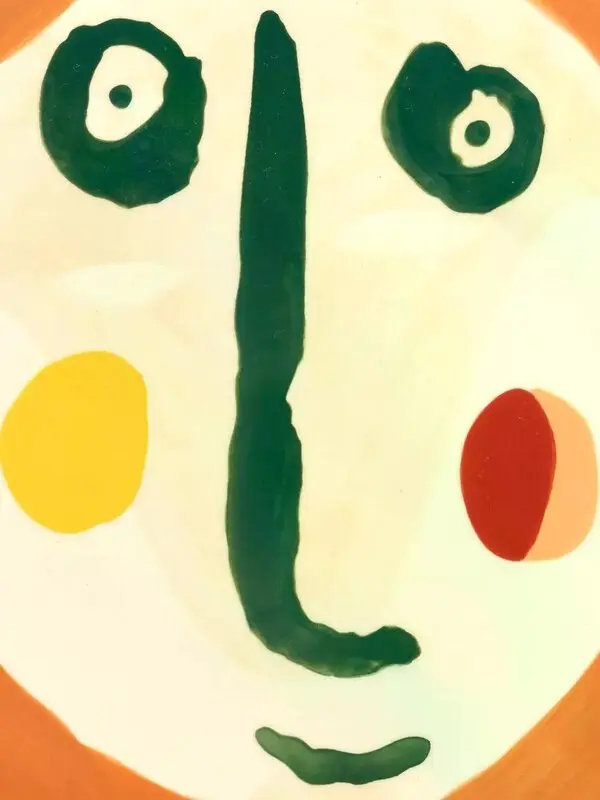 SERAX Feast Face 2' Abstract-print Serving Plate