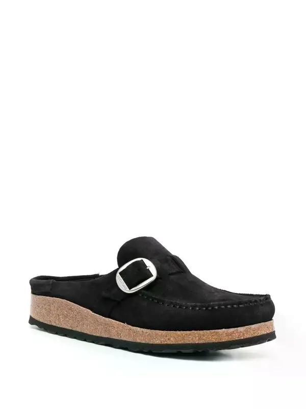 BIRKENSTOCK Closed-toe Suede Mules