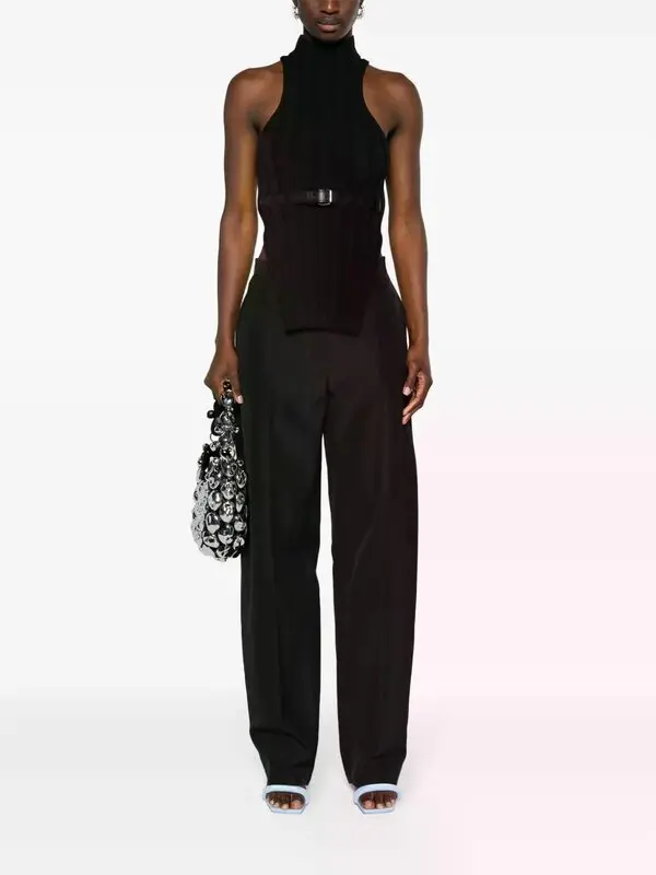 Alexander Wang Slit-detail Tapered Trousers