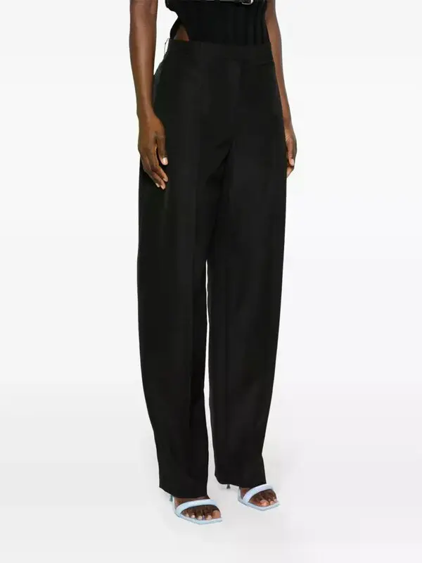Alexander Wang Slit-detail Tapered Trousers