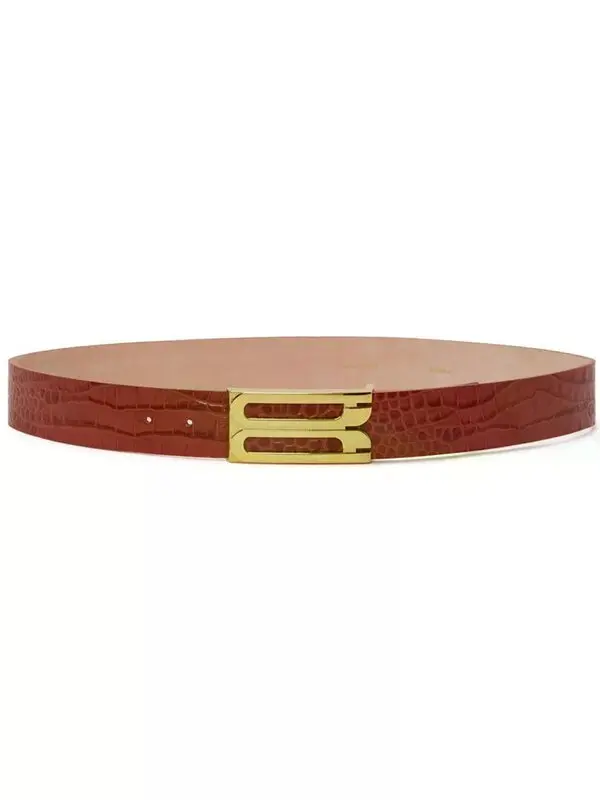 Victoria Beckham Jumbo Frame Belt - Red