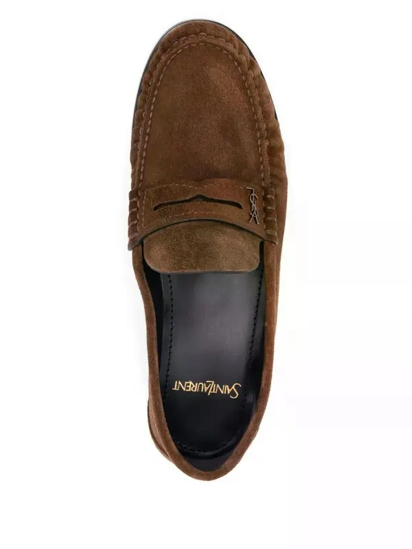 Saint Laurent Suede Loafers