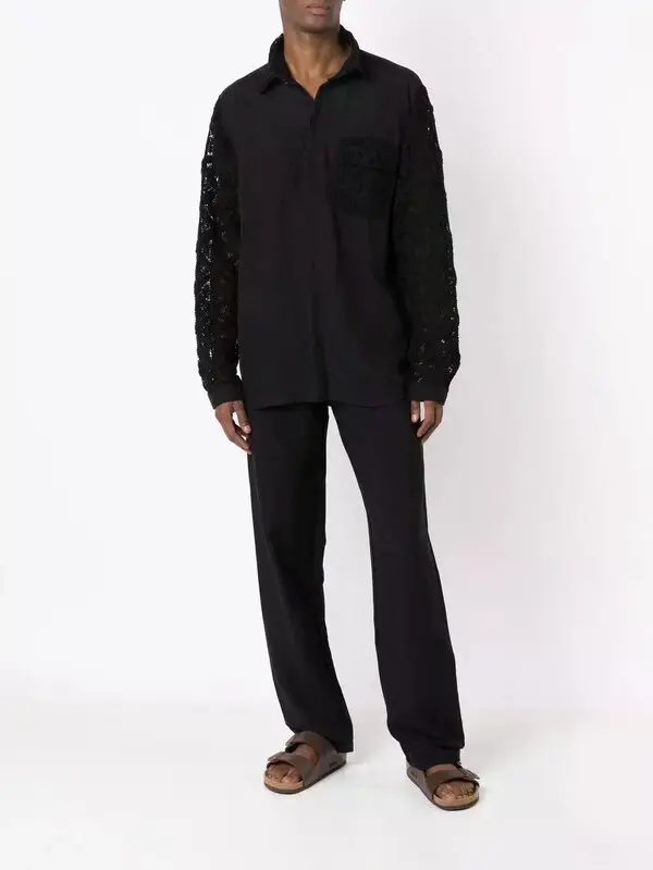 AMIR SLAMA Elasticated Straight-leg Trousers