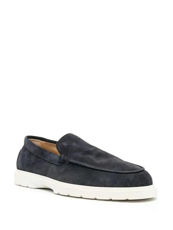 TOD'S Suede Loafers - Blue