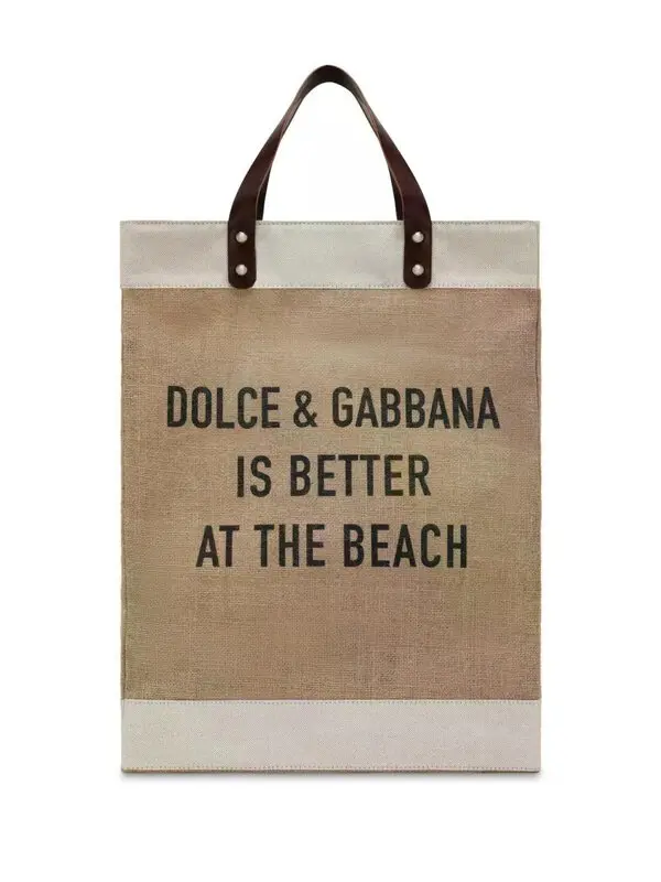 Dolce & Gabbana Logo-print Tote Bag
