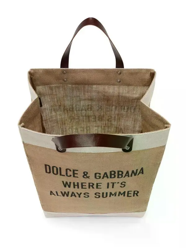 Dolce & Gabbana Logo-print Tote Bag
