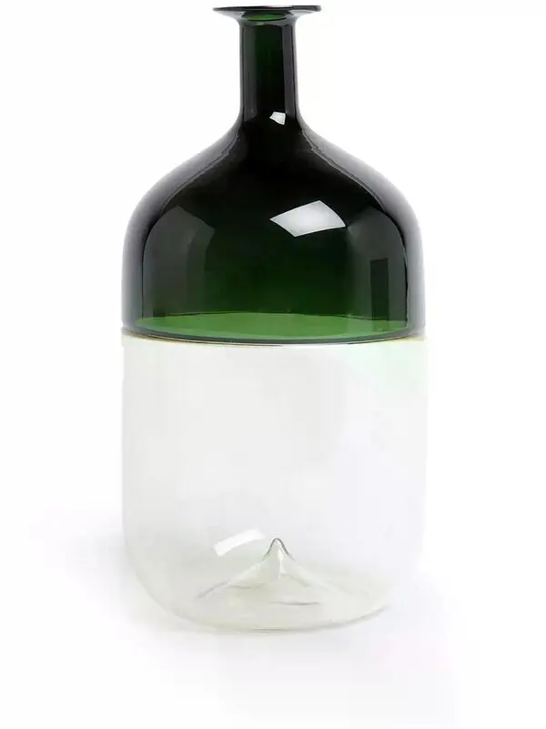 VENINI Bolle Tall Glass Vase - White