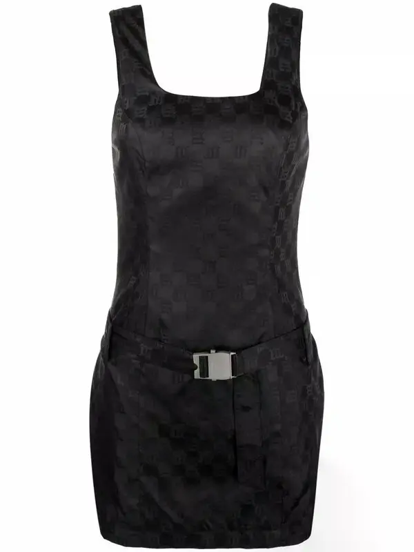 MISBHV Monogram Jacquard Mini Dress
