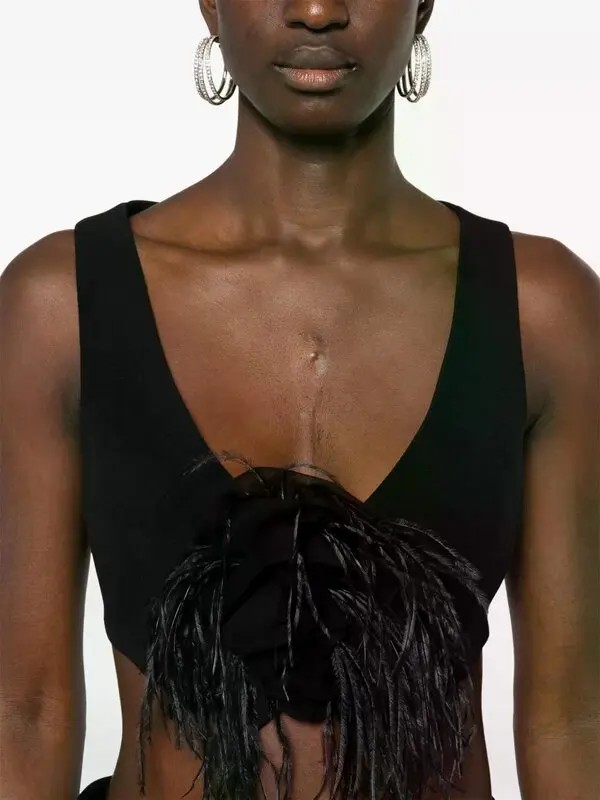 Moschino Floral-appliqué Sleeveless Top