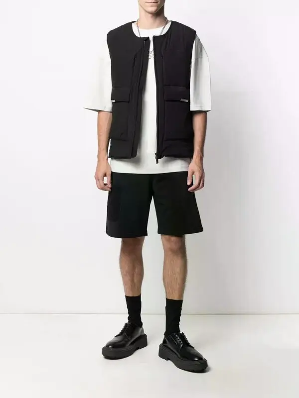 A-COLD-WALL* Logo-embroidered Cotton Shorts - Black