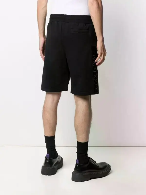 A-COLD-WALL* Logo-embroidered Cotton Shorts - Black