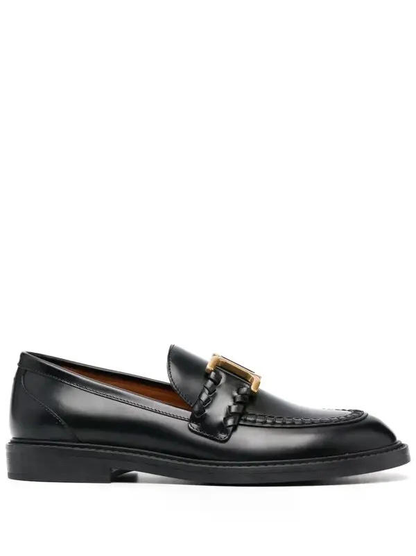 Chloé Marcie Leather Loafers