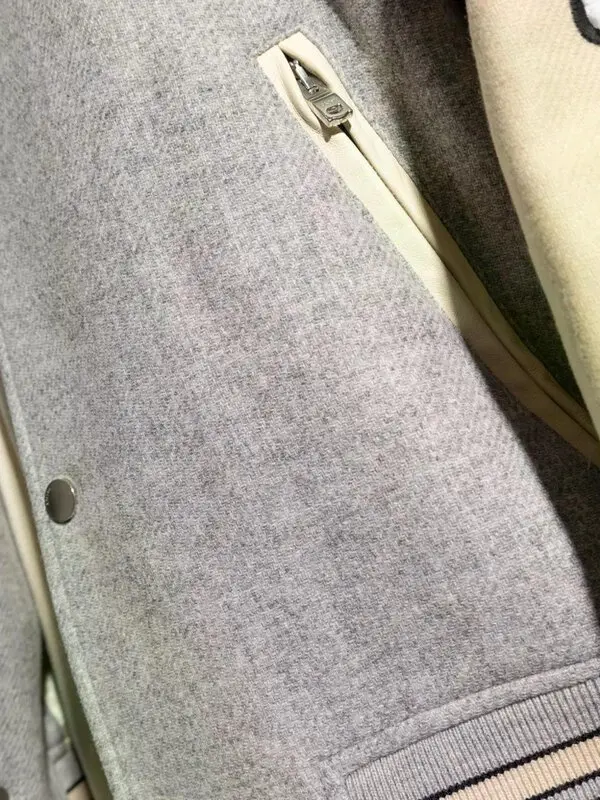 Amiri Contrasting-sleeve Bomber Jacket
