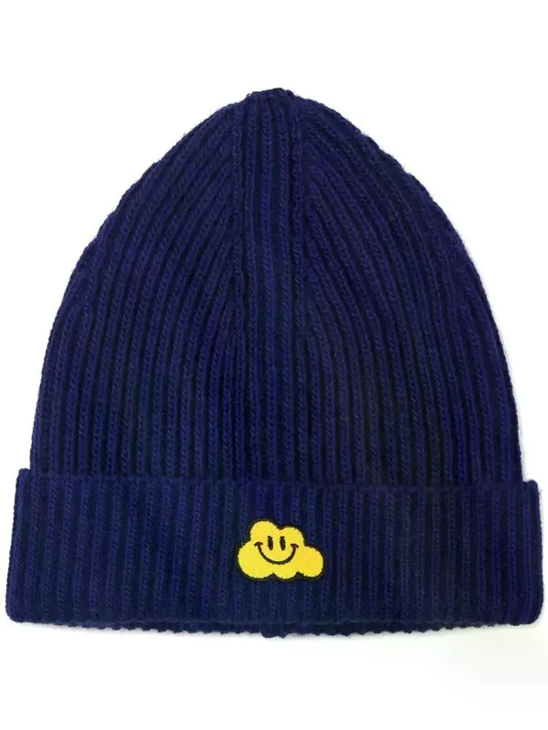 GHAYME Cloud-appliqué Beanie - Blue