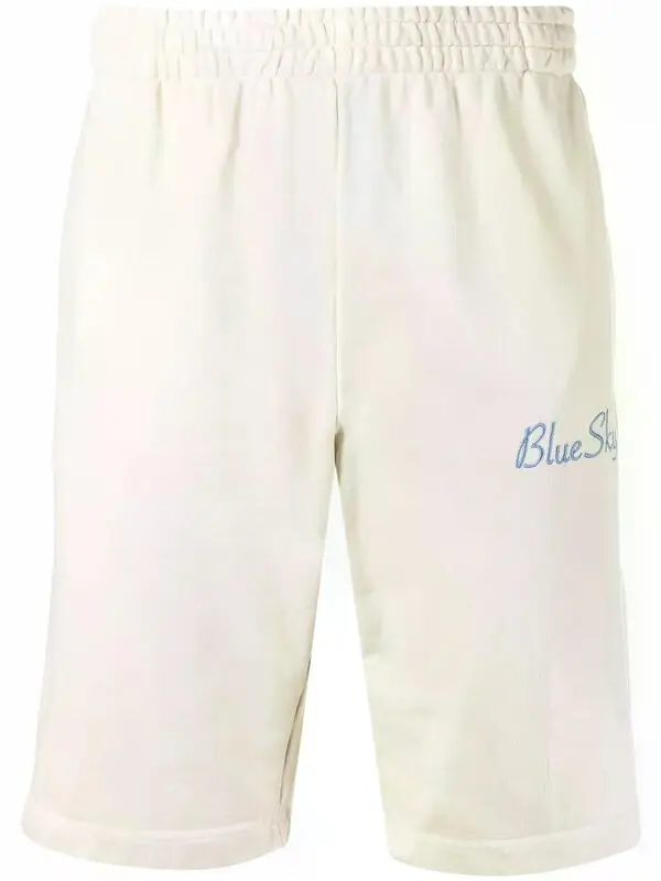 BLUE SKY INN Logo-embroidered Cotton Shorts