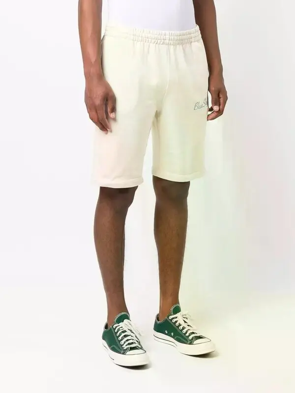 BLUE SKY INN Logo-embroidered Cotton Shorts