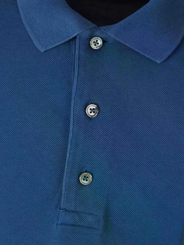 TOM FORD Short-sleeve Polo Shirt - Blue