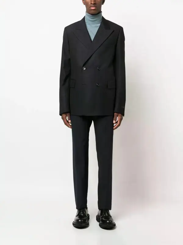 LANVIN Checked Double-breasted Blazer