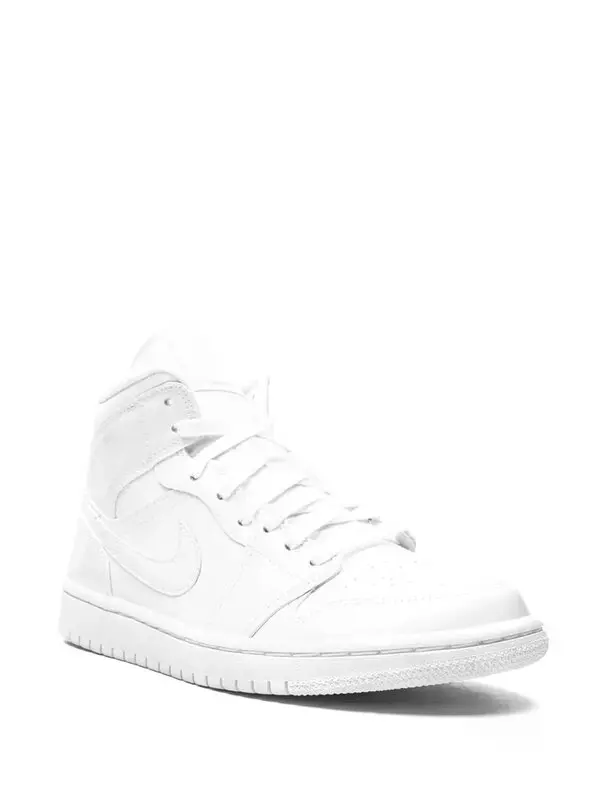 JORDAN Air 1 Mid Triple Sneakers - White