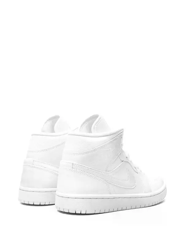 JORDAN Air 1 Mid Triple Sneakers - White