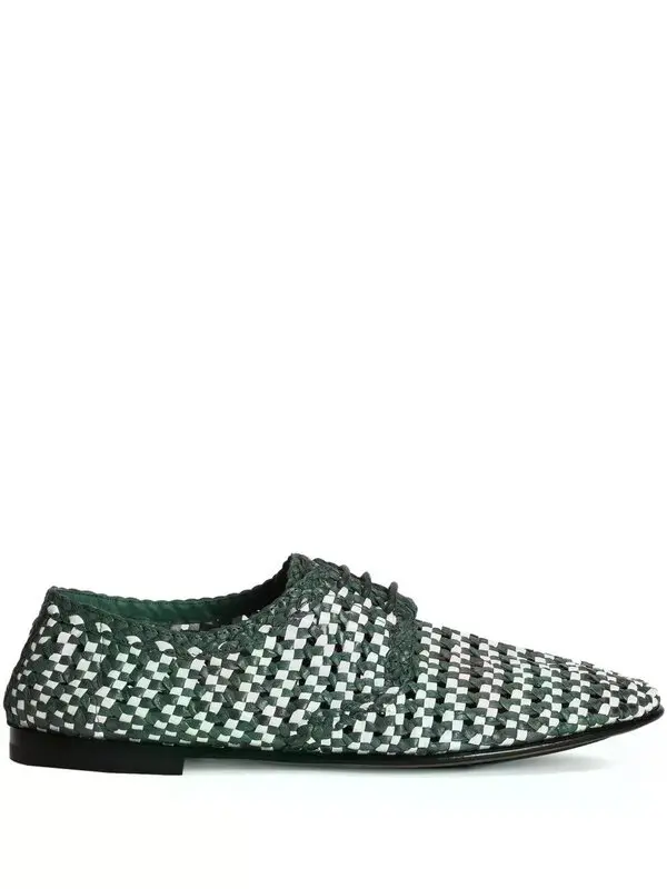 Dolce & Gabbana Woven Derby Shoes