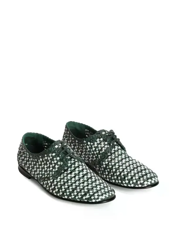 Dolce & Gabbana Woven Derby Shoes